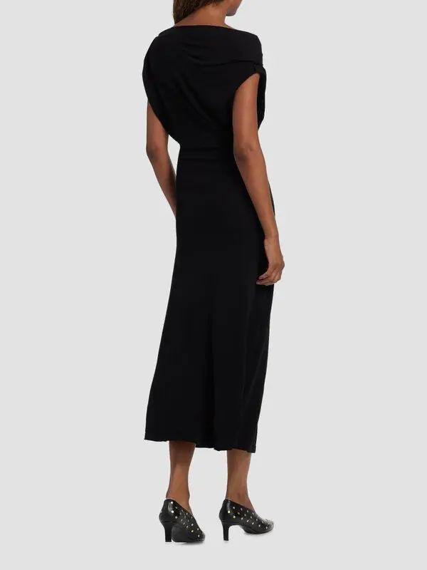 Co Off-the-shoulder Midi-dress