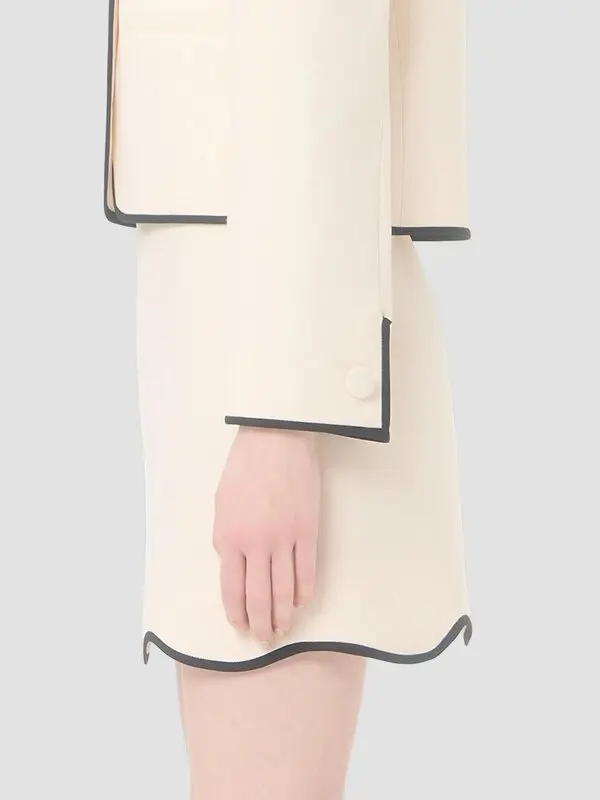 Valentino Garavani Mini Skirt In Crepe Couture