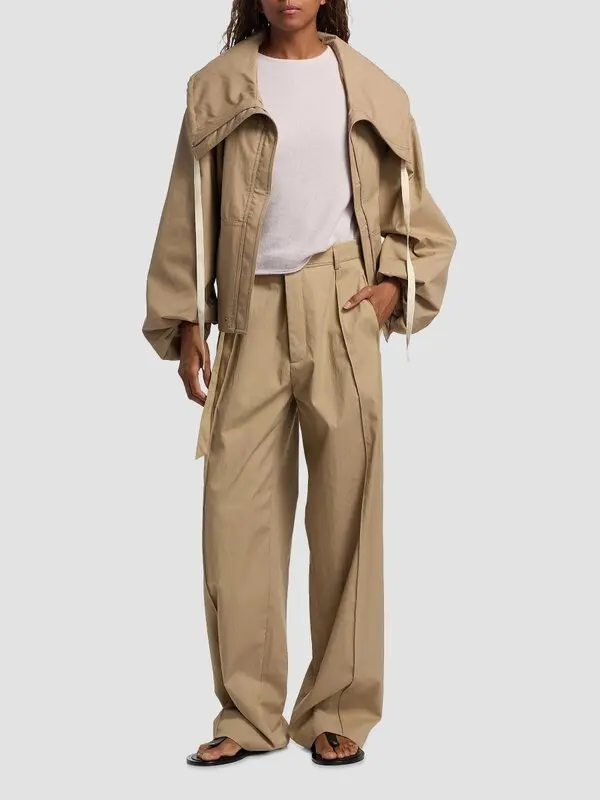 Co Drawstring Tton-blend Jacket