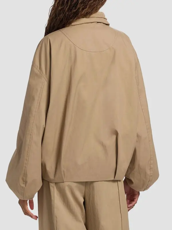 Co Drawstring Tton-blend Jacket