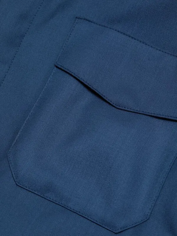 Canali Highluxury Wool-silk Overshirt