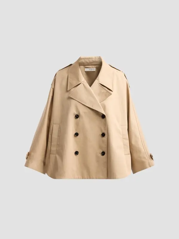Co Dolman Crop Trench