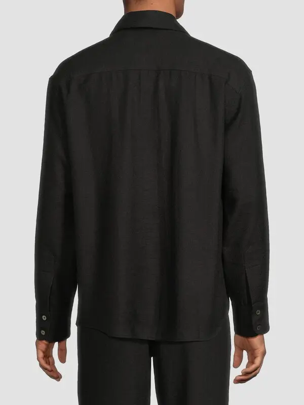THE ELDER STATESMAN Regular-fit Cashmere-wool Shirt