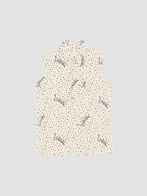 Valentino Garavani Plus Bubble Top - Vanilla Multicolor