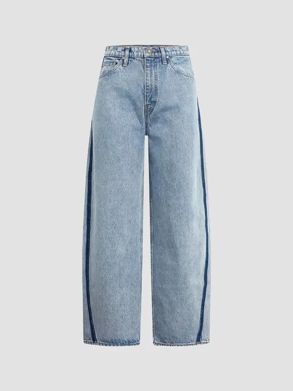 Hudson Jeans Courtney Mid-rise Wide-leg Jeans - Arcade