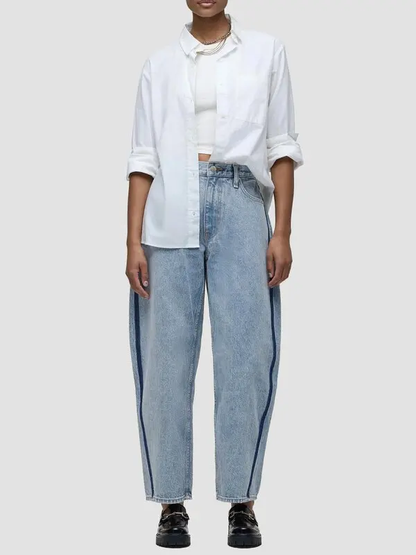Hudson Jeans Courtney Mid-rise Wide-leg Jeans