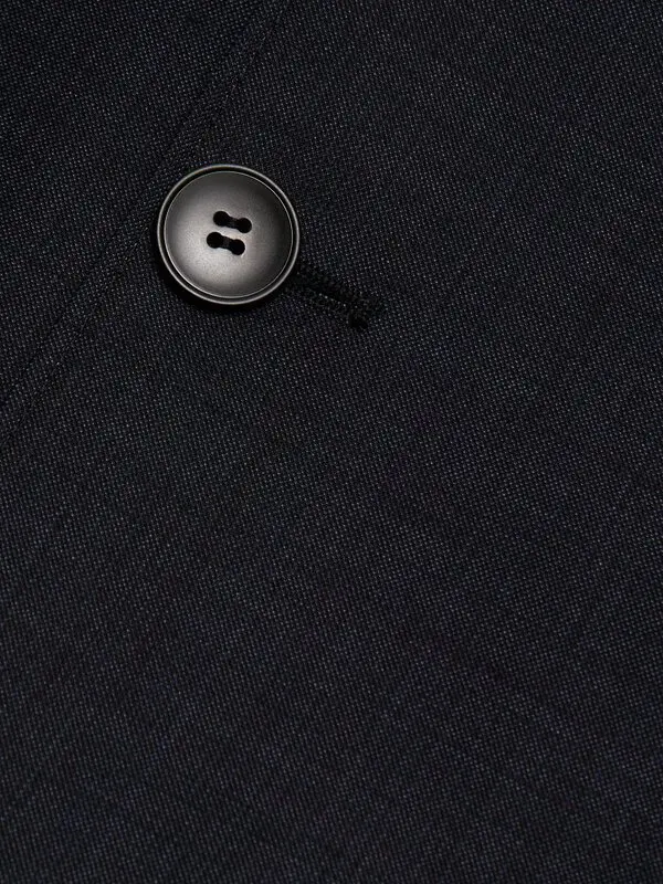Canali Denim-effect Wool Raincoat
