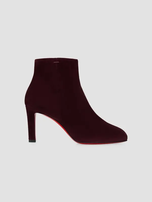 CHRISTIAN LOUBOUTIN Fannylove Booties - Dulse