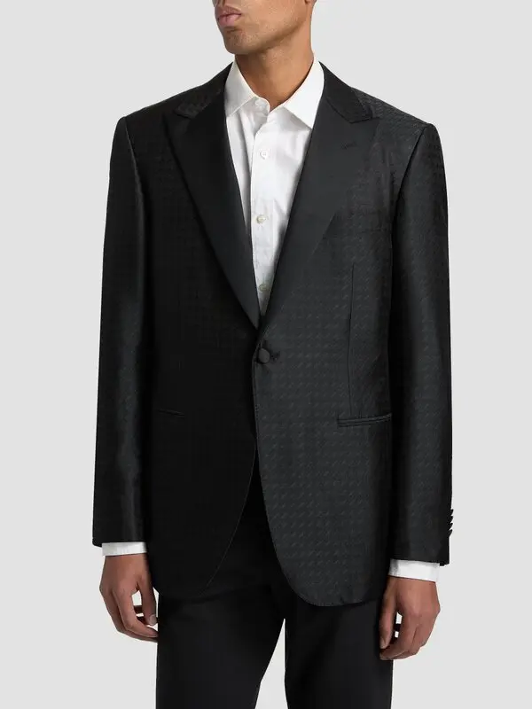 Canali Arrow-pattern Dinner Jacket