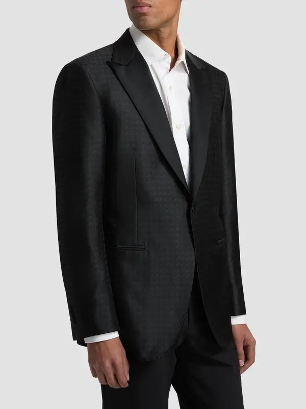 Canali Arrow-pattern Dinner Jacket