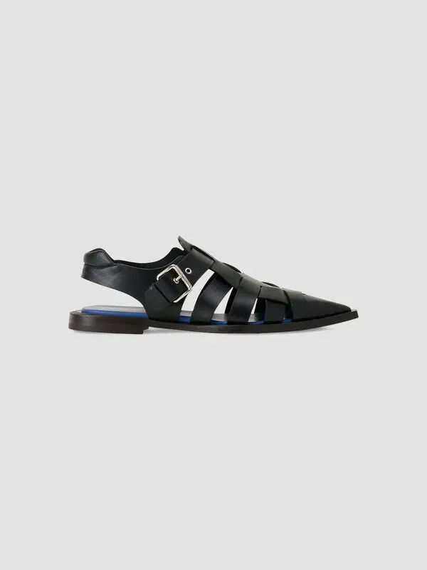 LANVIN Fisherman-style Leather Sandals