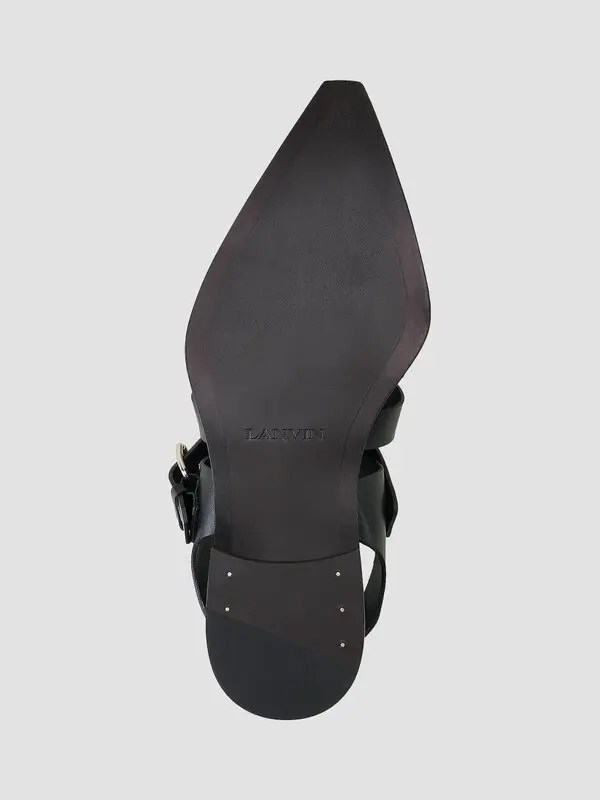 LANVIN Fisherman-style Leather Sandals