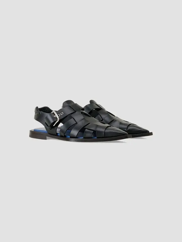 LANVIN Fisherman-style Leather Sandals