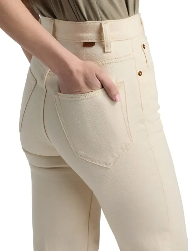 JAMIE HALLER The Crease Bootcut Jeans