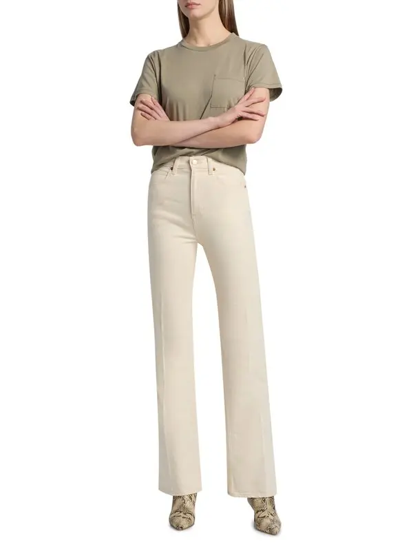 JAMIE HALLER The Crease Bootcut Jeans