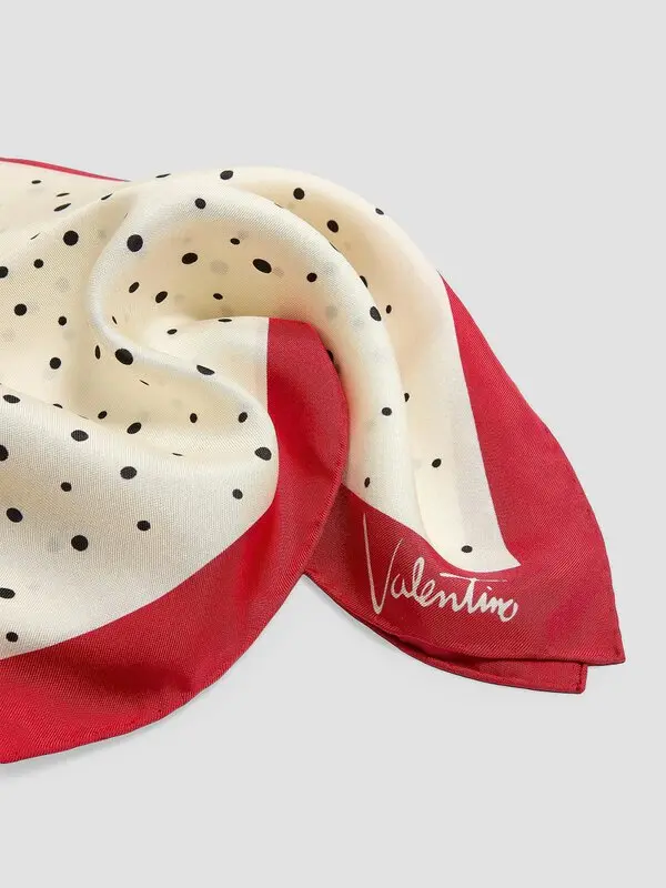 Valentino Garavani Little Stars Starry Silk Scarf