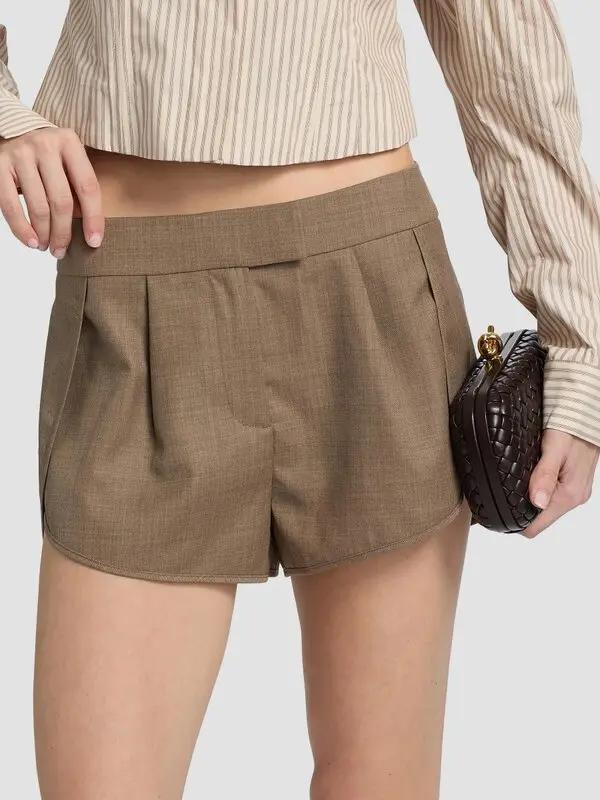 Ronny Kobo Liam Pleated Shorts