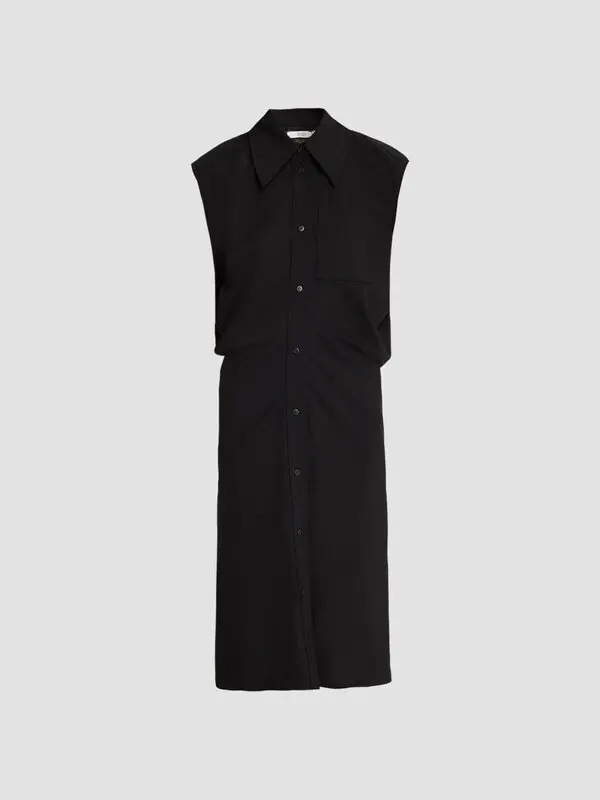 Co Banana Cut Wool Shirtdress