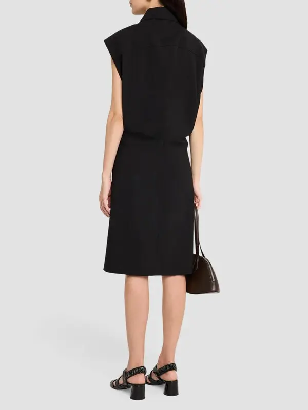Co Banana Cut Wool Shirtdress