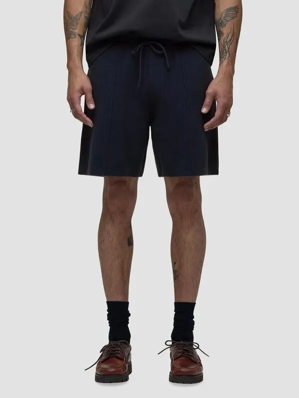 Hudson Jeans Double Knit Pintuck Drawstring Shorts