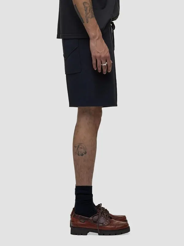 Hudson Jeans Double Knit Pintuck Drawstring Shorts
