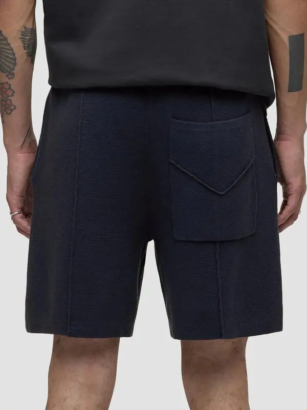 Hudson Jeans Double Knit Pintuck Drawstring Shorts