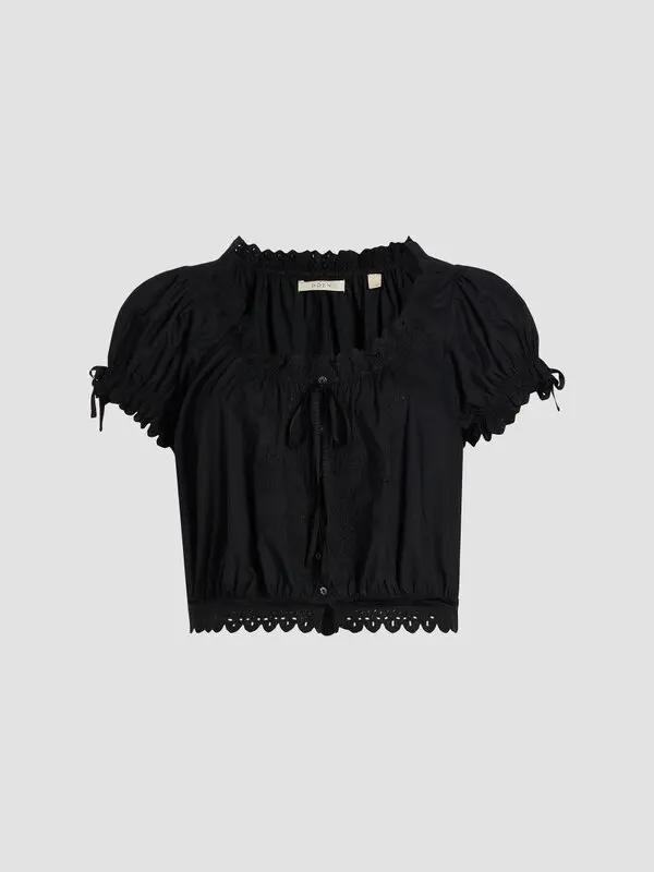 DÔEN Nera Eyelet Blouse