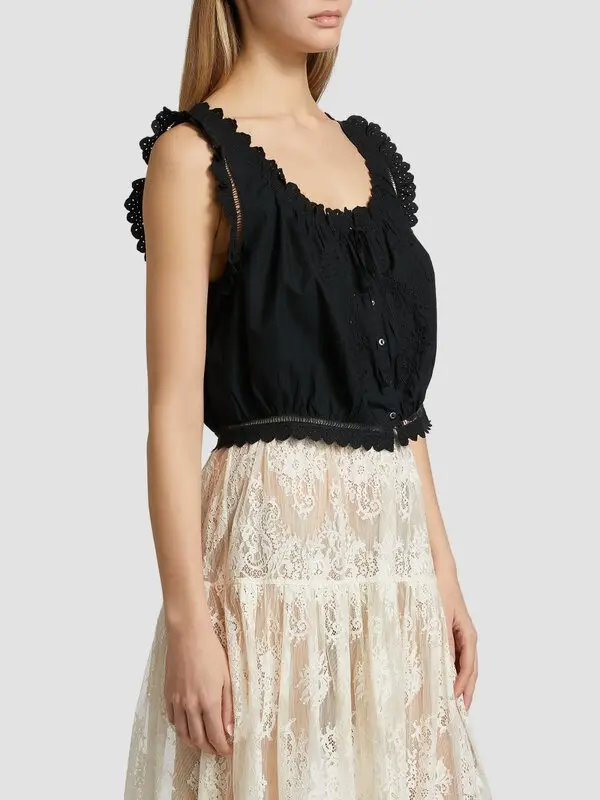 DÔEN Traveler Eyelet Top