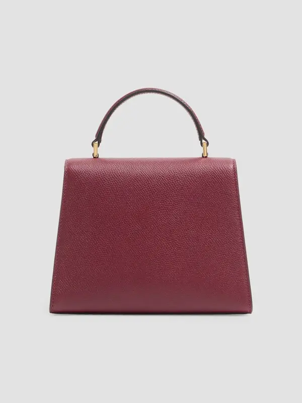 Valentino Garavani V-sling Small Top Handle Bag In Grainy Calfskin