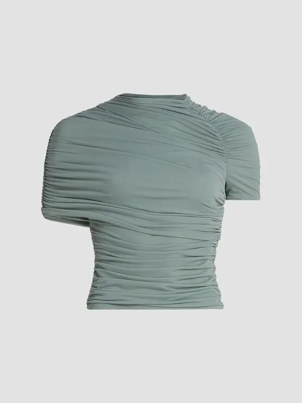 Ronny Kobo Vega Ruched Jersey Top
