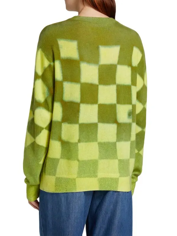 THE ELDER STATESMAN Chess Tranquility Cashmere Sweater