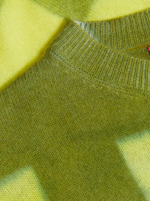 THE ELDER STATESMAN Chess Tranquility Cashmere Sweater