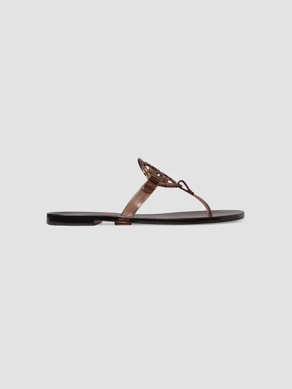 Tory Burch Miller Jelly Sandals - Soft Brown