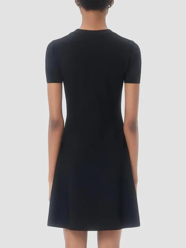 Valentino Garavani Embroidered Knit Dress