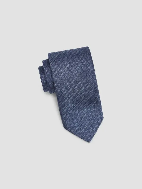 Canali Herringbone Silk Tie