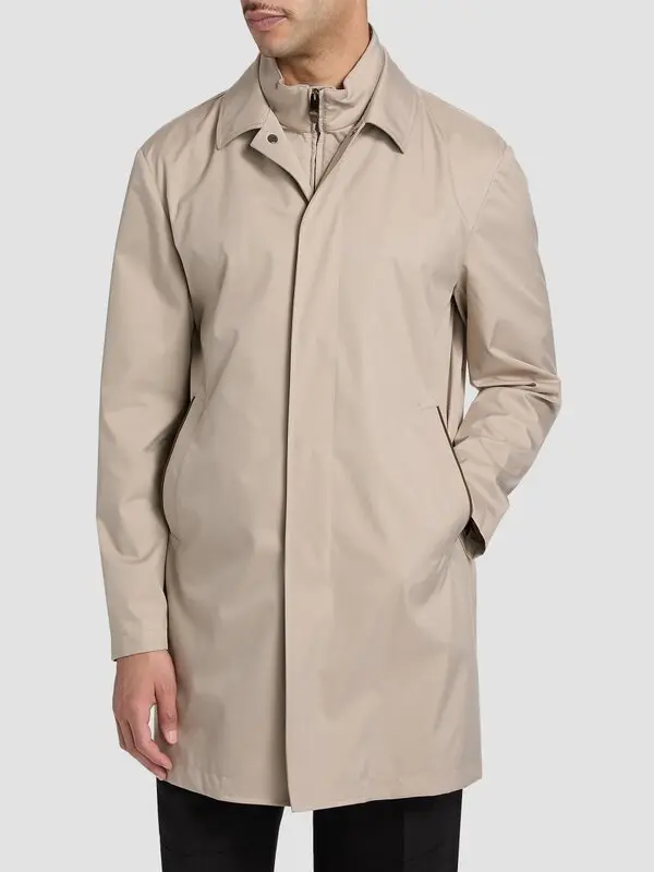 Canali Silk-touch Raincoat