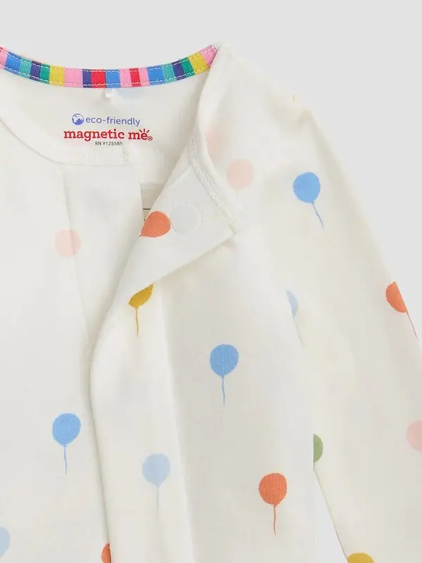 MAGNETIC ME Baby's 4-piece Cotton Footie Set