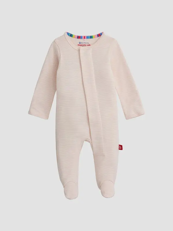 MAGNETIC ME Baby's 4-piece Cotton Footie Set