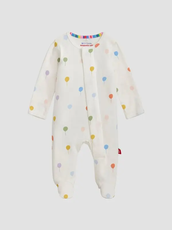 MAGNETIC ME Baby's 4-piece Cotton Footie Set