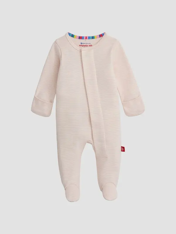MAGNETIC ME Baby's 4-piece Cotton Footie Set