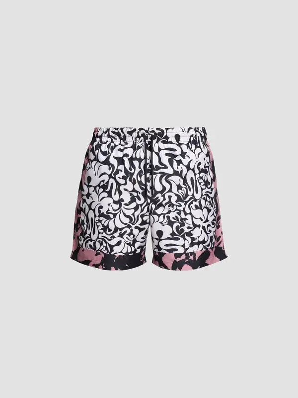 Dries Van Noten Abstract Print Swim Shorts