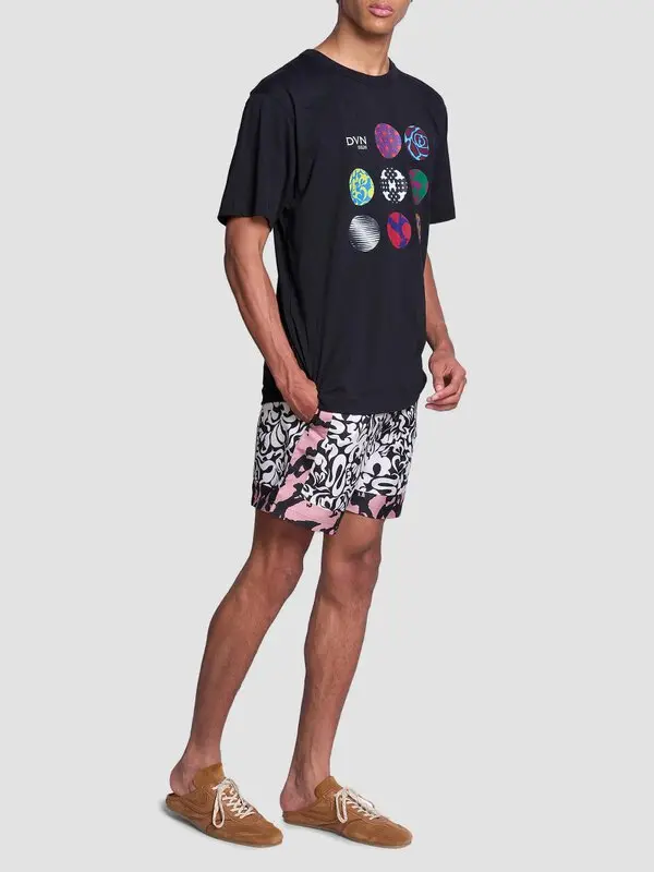 Dries Van Noten Abstract Print Swim Shorts