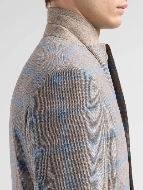 Canali Plaid Wool Sport Coat