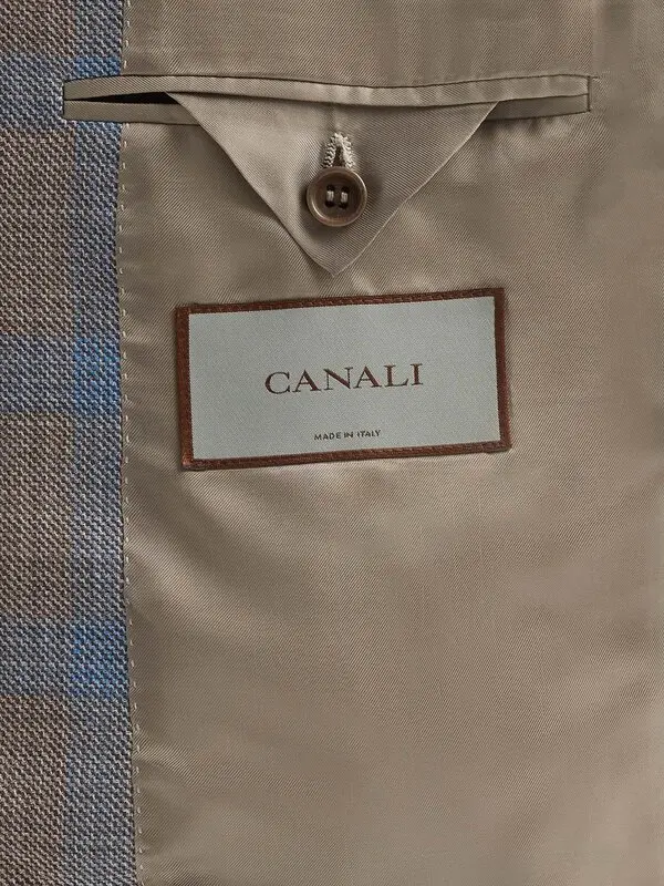 Canali Plaid Wool Sport Coat