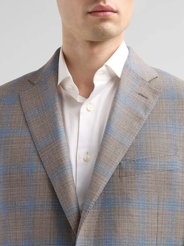 Canali Plaid Wool Sport Coat