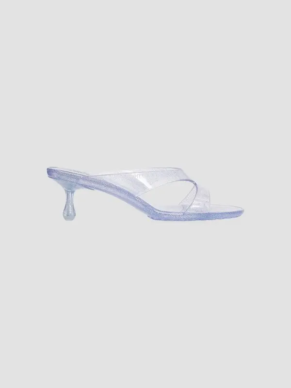 JIMMY CHOO Jelly Drop 50mm Sandals - Silver