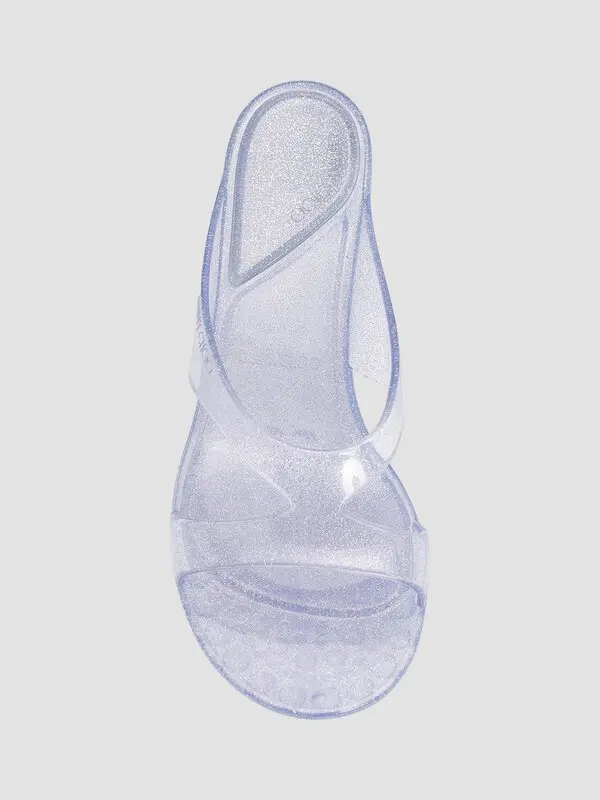 JIMMY CHOO Jelly Drop 50mm Sandals - Silver
