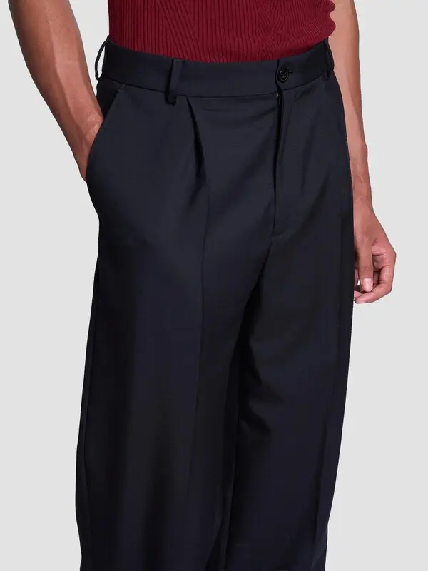 Dries Van Noten Penrud Wool-mohair Straight-leg Pants