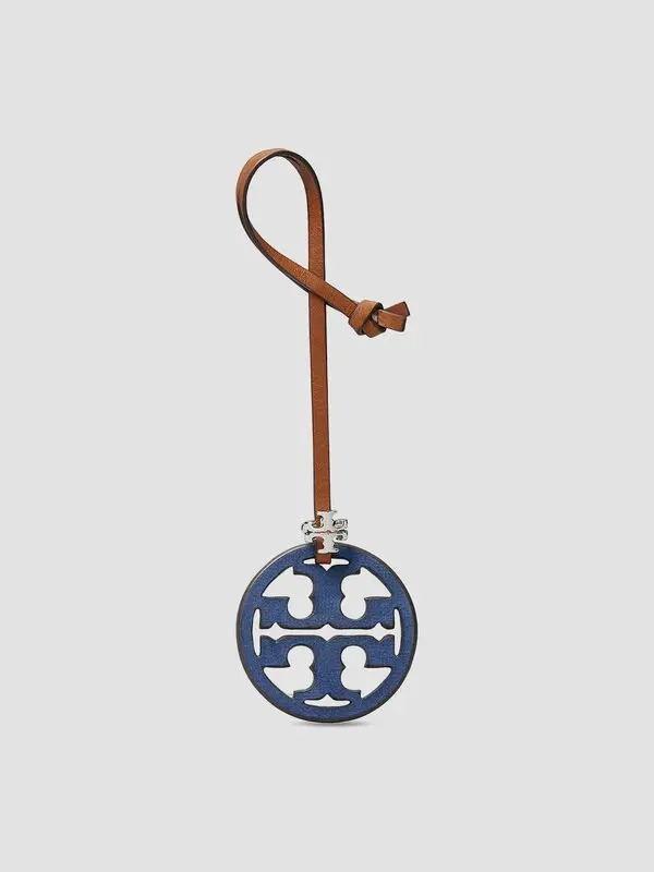 Tory Burch Miller Logo Bag Charm - Soft Blue