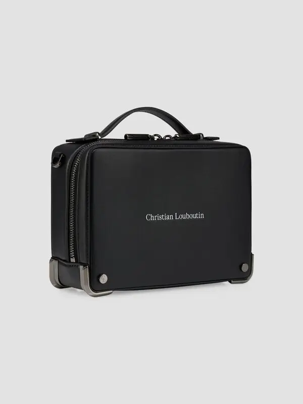CHRISTIAN LOUBOUTIN Tactical Small Leather Briefcase